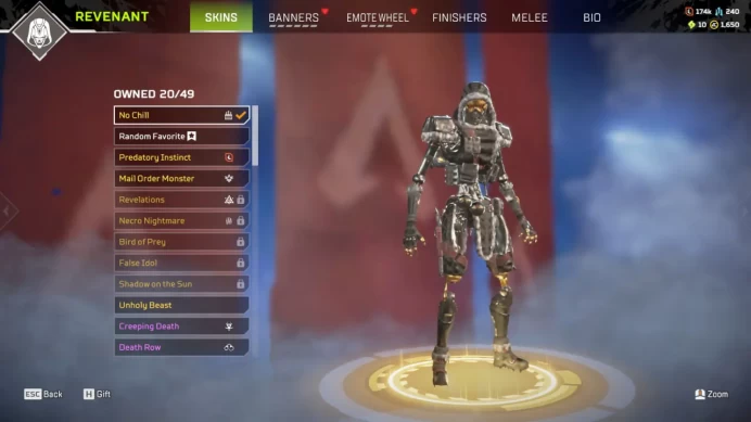 689 lvl+156 legendary+Heirloom:Revenant+S7 R99|Full Access - iGV