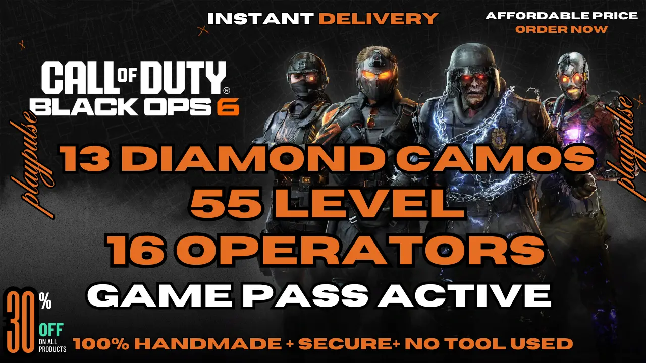 BO6 Multiplayer | 13 Diamond Camos | Level 55 | Ranked Ready - iGV