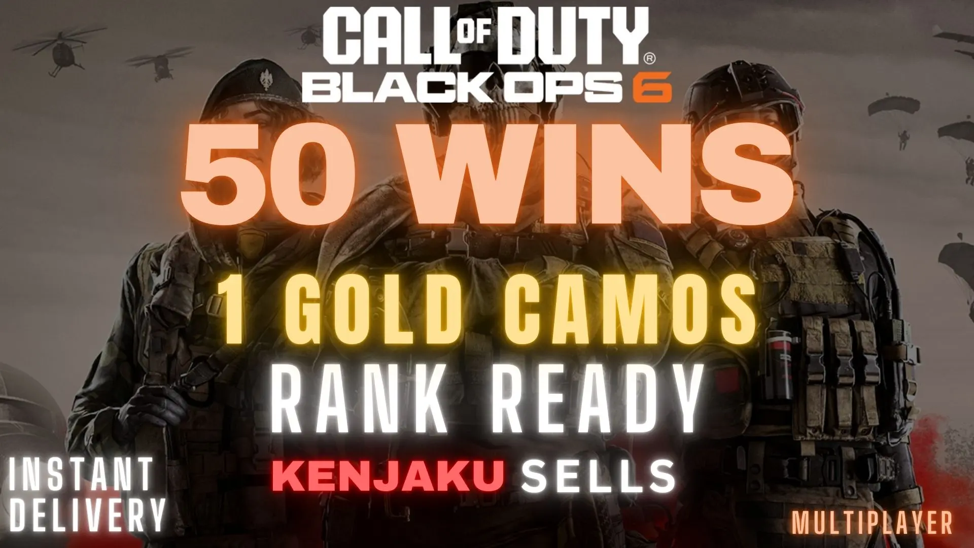 50 Wins + 1 GOLD Camo | Ranked Ready LVL 30+ 17 Operators | some Camos ...