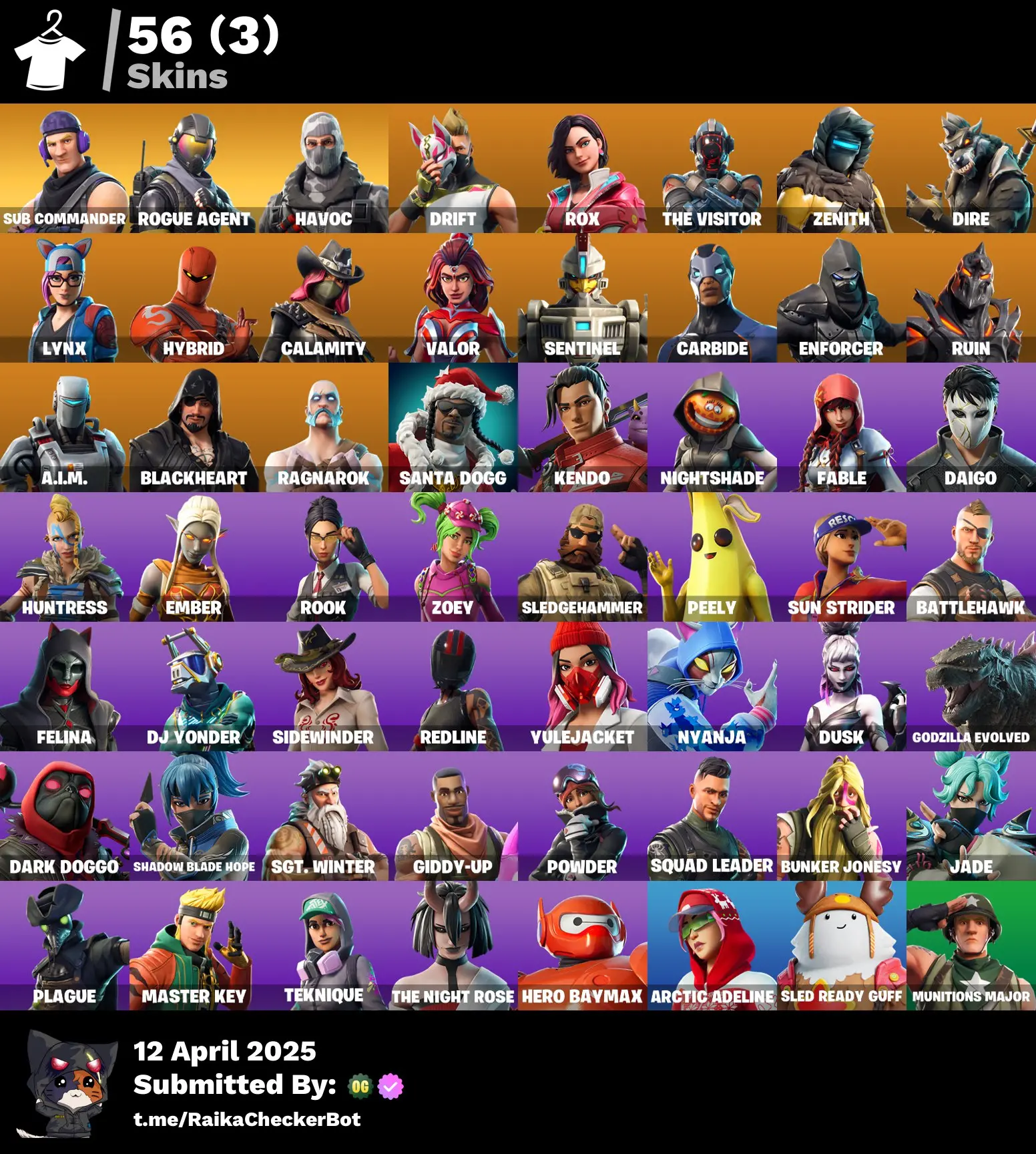 [PC/XBL] 56 skins | Sub Commander | Rogue Agent | Havoc | Drift | Rox ...