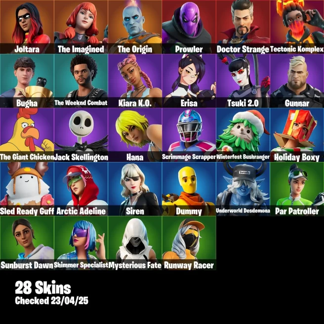 [PC/PSN/XBOX] 28 Skins | Winterfest Bushranger | Kiara K.O. | Erisa ...