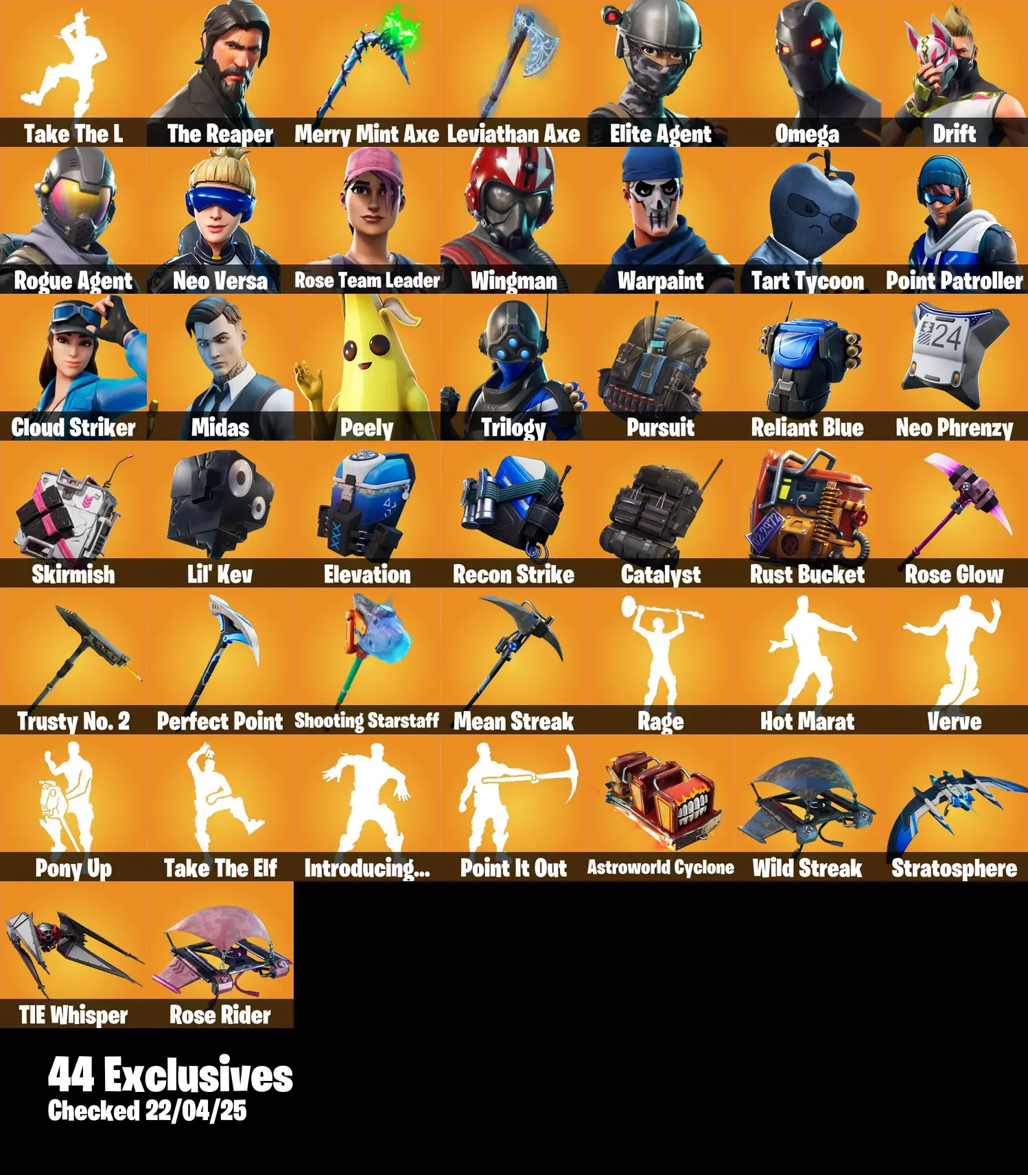 (PC) 450 VB) 161 SKINS / THE REAPER / NEO VERSA / ELITE AGENT / MERRY MINT AXE / TAKE THE L ...