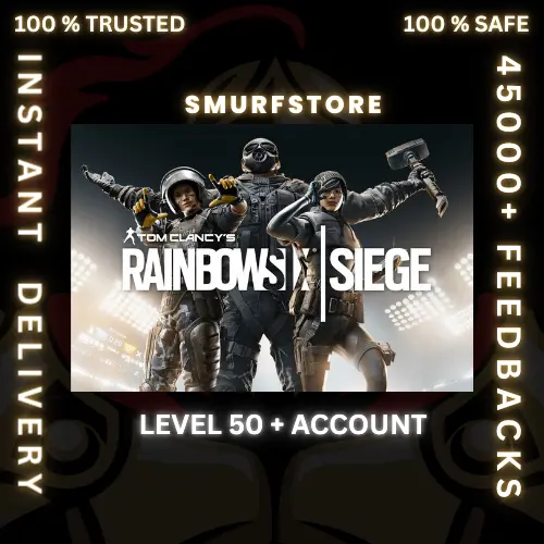 Steam Account 】 Lvl 50 + R6 SIEGE +READY FOR RANKED ( STANDARD EDITION ) 90k+ Renown's /14 ↔ 20 ...