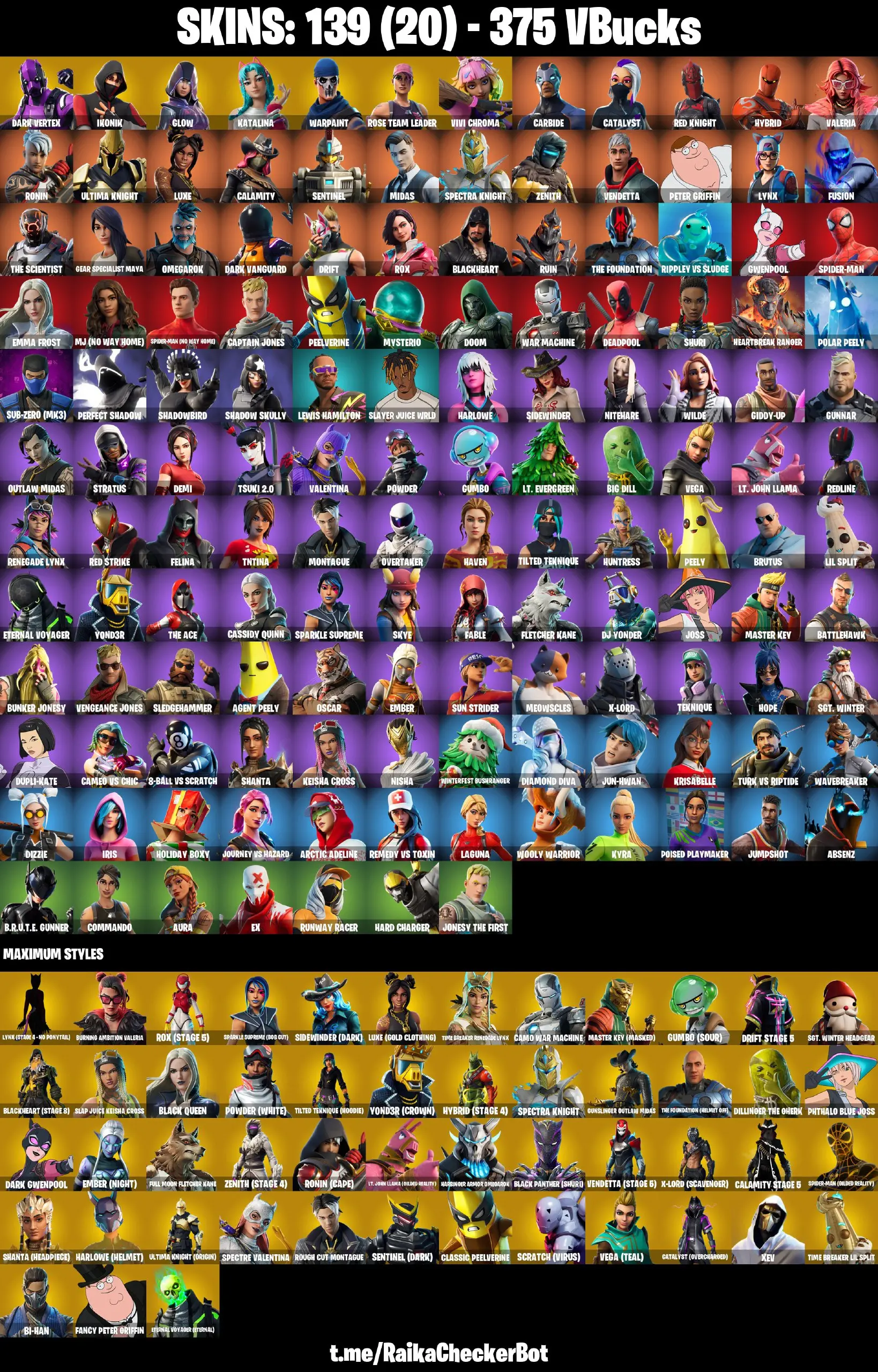 FA 139 skins | IKONIK | Glow | OG STW | Dark Vertex | Vivi Chroma ...