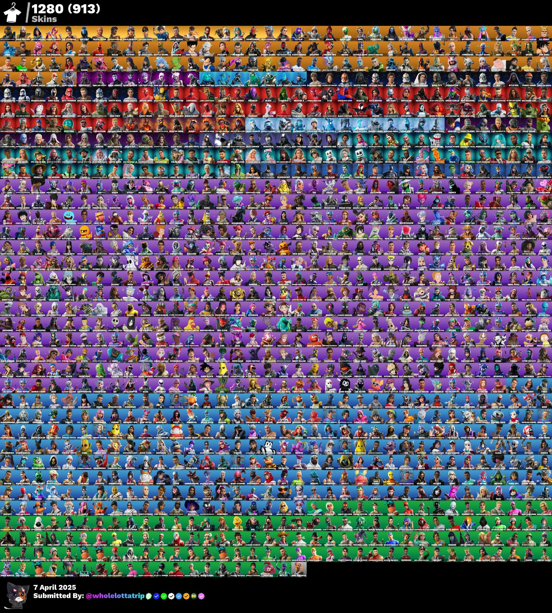 [PC] 1280 SKINS | RENEGADE RAIDER / AERIAL ASSAULT TROOPER / RAIDER'S ...