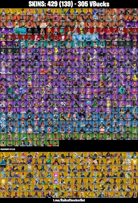 429 skins | OG STW | Neo Versa | Renegade Raider | Gold Midas | Gold ...