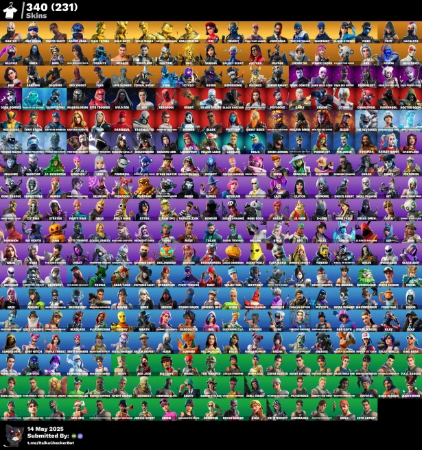 [PC/XBOX] 340 skins | OG STW | Travis Scott | Kratos | Neo Versa ...
