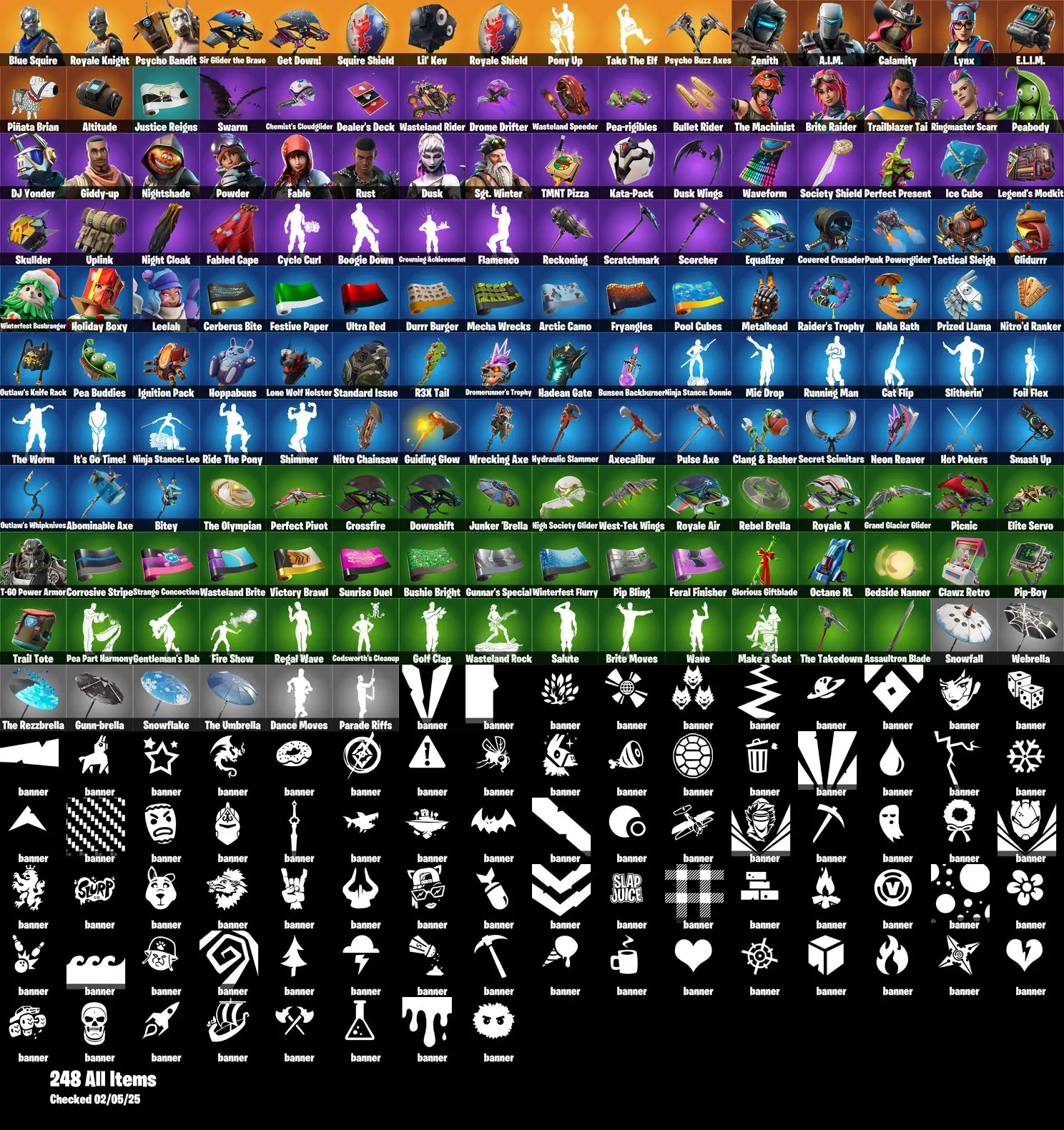 [PC/PSN/XBOX] 24 Skins | Blue Squire | Royale Knight | Psycho Bandit ...