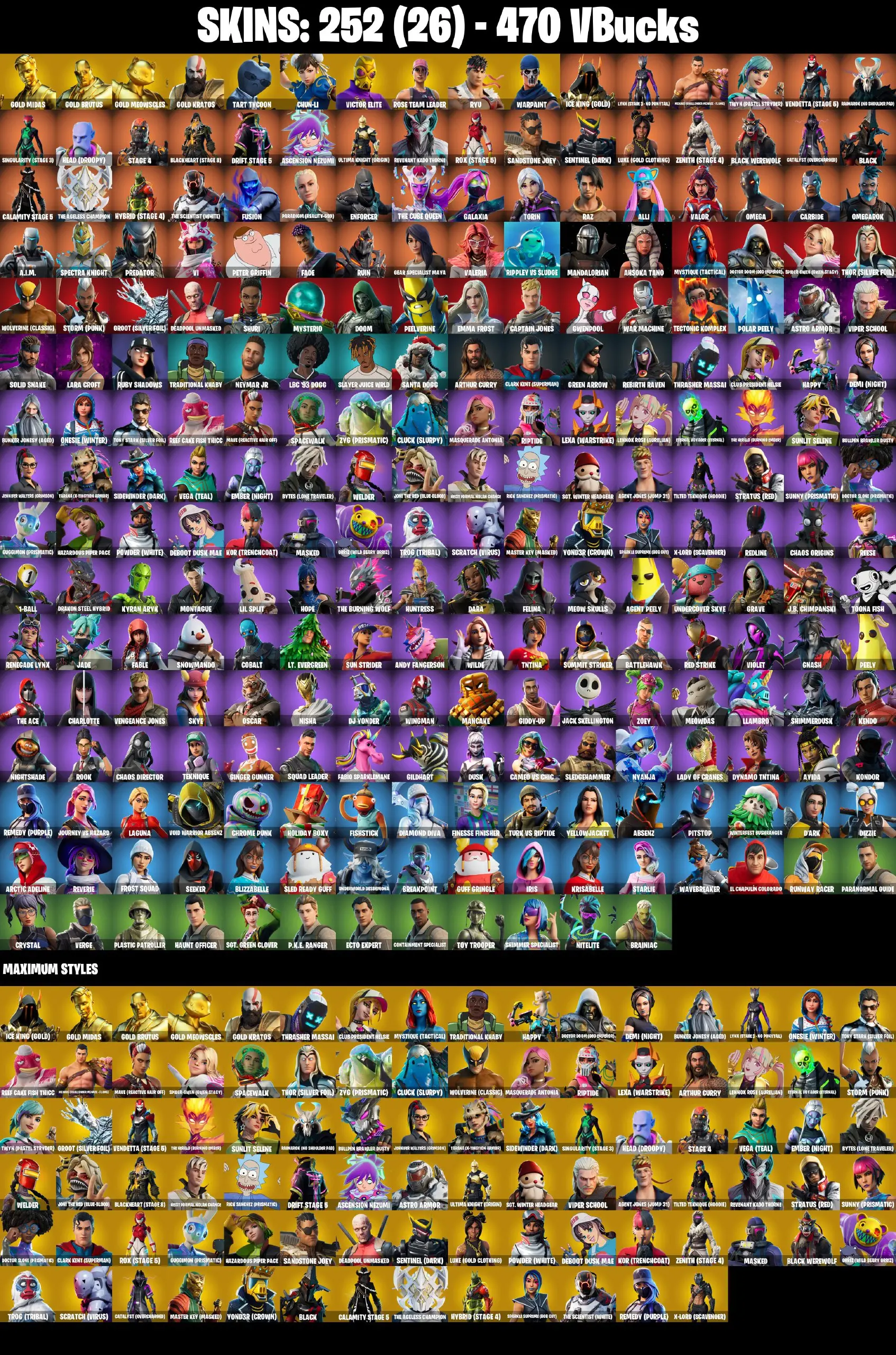 [PC] FA 252 Skins GOLD KRATOS / LEVIATHAN AXE / Gold Midas / Gold ...