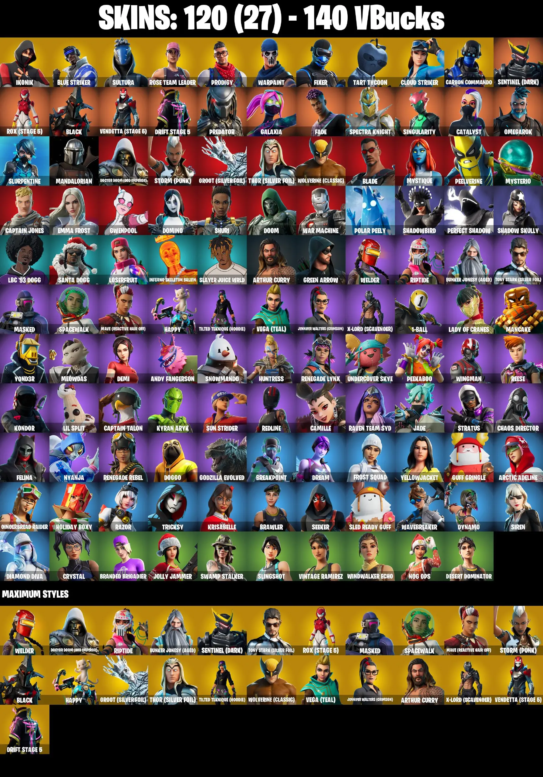 [PC/PSN/XBOX] FA 118 skins IKONIK / Scenario / OG STW - iGV