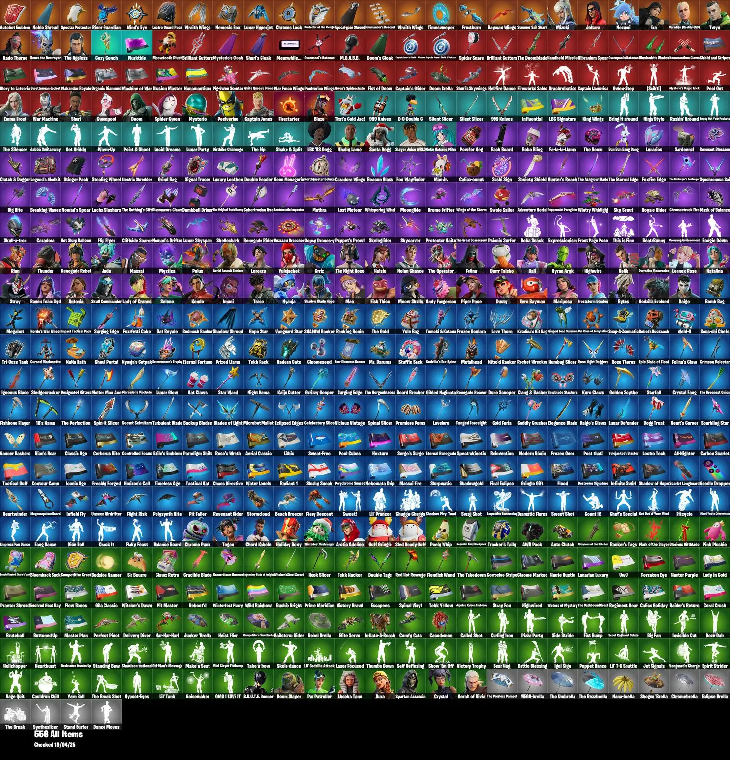 [PC/PSN/XBOX] 87 Skins | Rian | Thunder | B.R.U.T.E. Gunner | LBC '93 ...