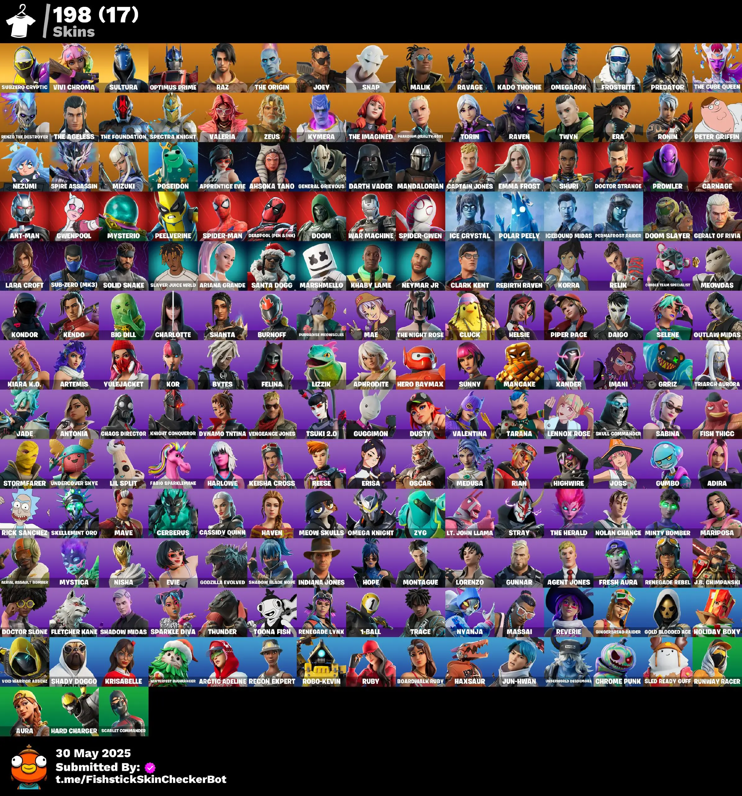 【198 skins】107Max Styles | Subzero Cryptic | Vivi Chroma | Sultura ...