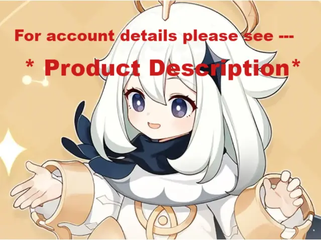 CP-8632[EU]Female/AR 47 //Five Stars*4[Klee+Qiqi+Mona+Eula][See description for details] - iGV