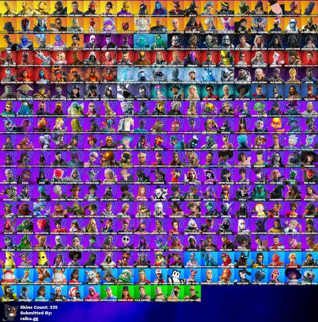 335 SKINS | GOLD MIDAS | GOLD BRUTUS | GOLD MEOWSCLES | MASTER CHIEF ...