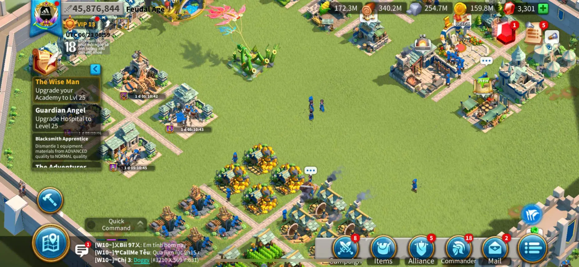 ROK2022: All Devices - 45M Vip 13 - Max 5 Commanders - 22 Passpors - 2 ...