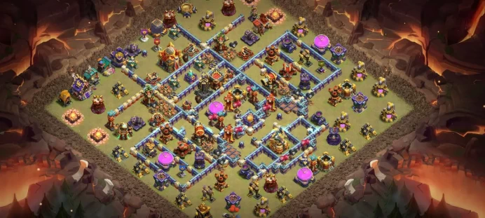 TH16 XP Level 245 , Heroes 95/95/70/45 , Max Builder , +2000 Raid Medals , Pixel Scenery , -2270 ...