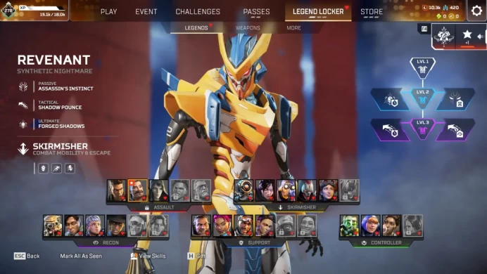 APEX Legends/Bloodhound Heirloom/74 Legendary/DEVOTION (reactive ...
