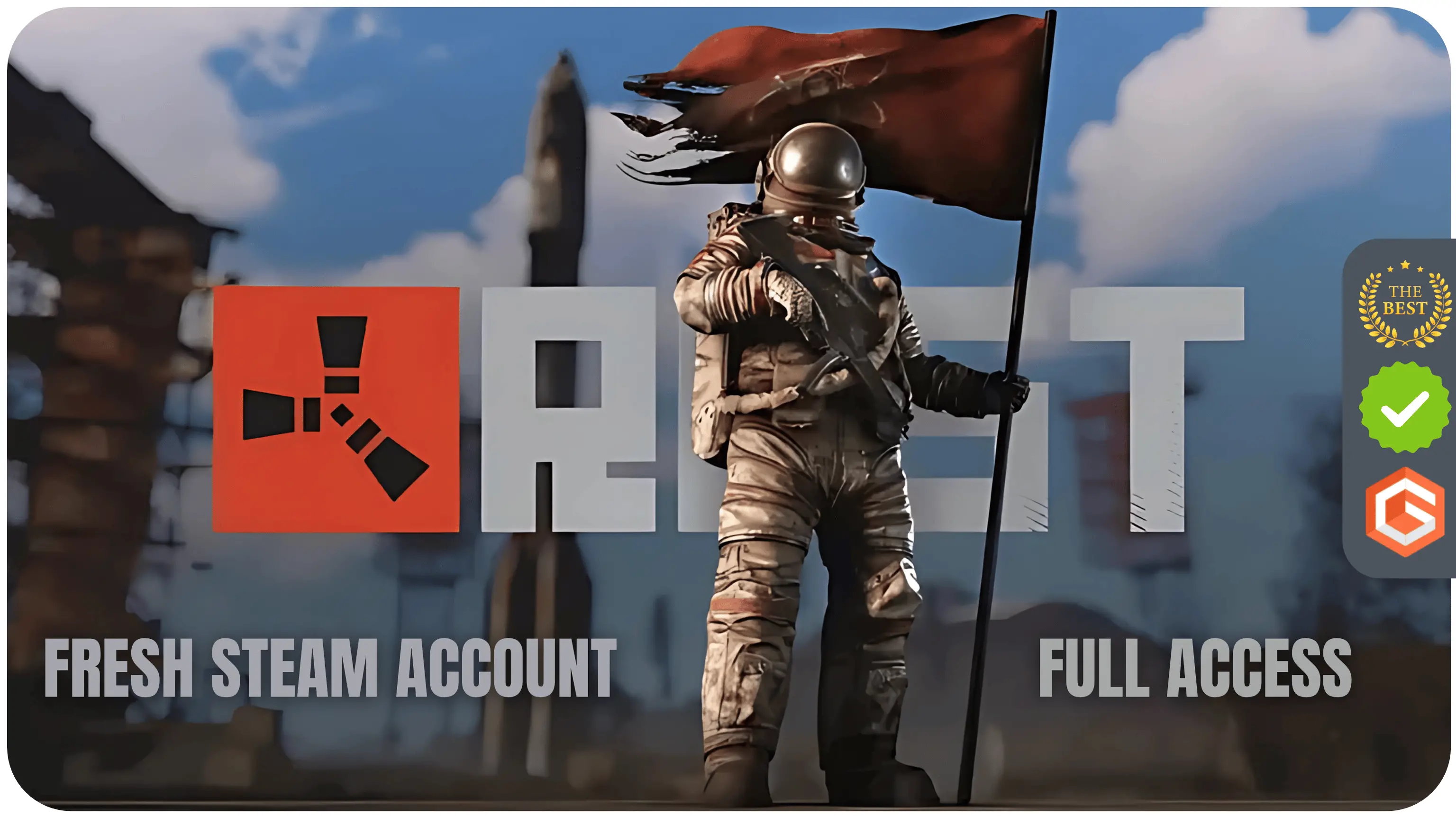 Rust (Steam) New Fresh Steam Account Original Mail 0 Hours Played Full Access Instant Delivery - iGV