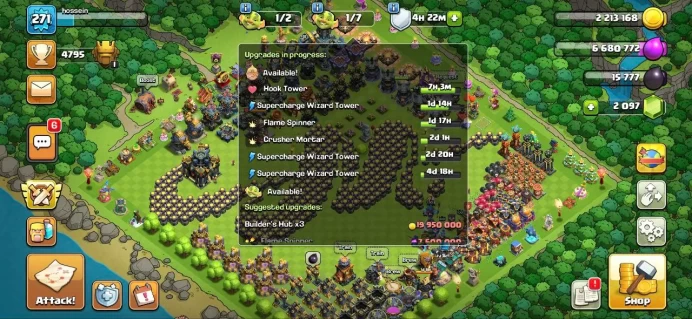 TH17 FULL MAXMaX /lvl 271/ Star war 4100 / Full EPIC HeRO Equipment max ...