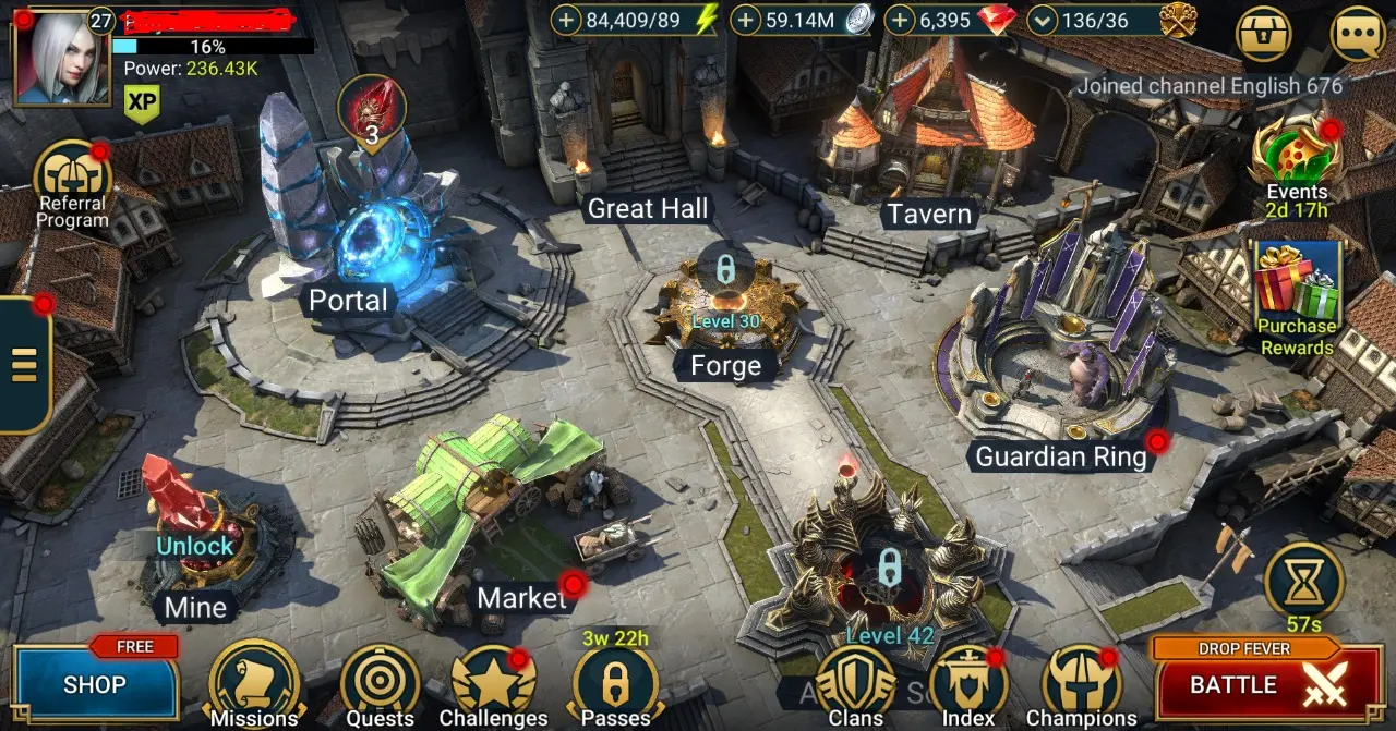 Starter acc with Armanz : 84k energy / 59 mln coins / Morrigaine, Var-Gall, Arix, Ninja + 18 ...