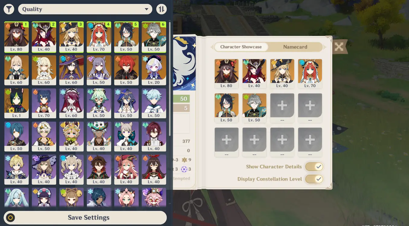 ASIA|AR50|6 Limited+2[5Star's Weapon]Hutao,Chasca,Navia,Xianyun,etc|Female MC|Take Email|Check ...