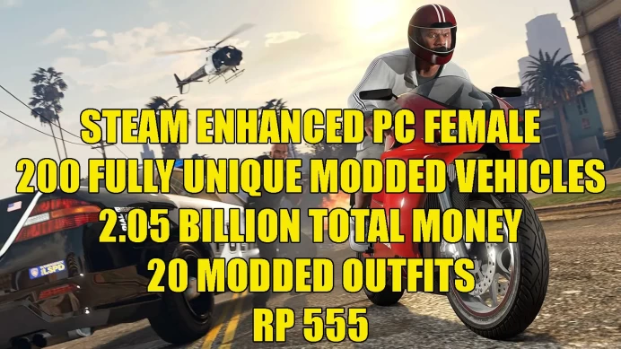 STEAM ENHANCED FEMALE | PC | 200 FULLY UNIQUE MODDED VEHICLES + 2.05 ...