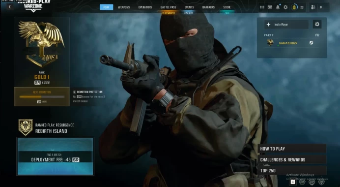 #xTK8D0 Warzone 4 Gold 1 Ranked SR 2339 ( Season 5 ) Ranked Operators ...
