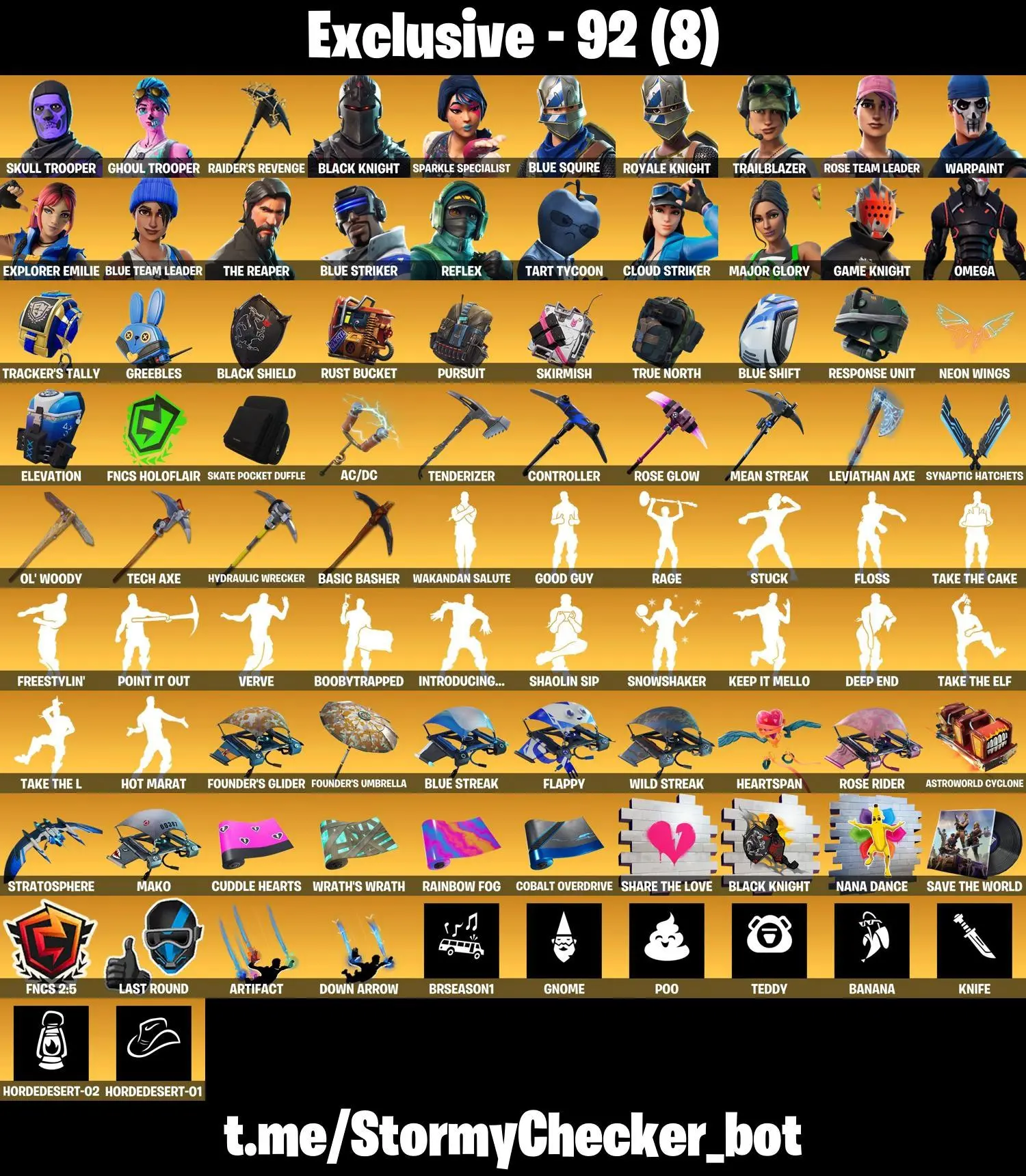[PC] | 301 Skins | OG STW | OG Skull Trooper | OG Ghoul Trooper | Black ...