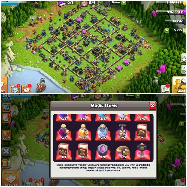 [12 Epic Equipment]|Th17 Superb Account|5 Heros Max|Wall Defence Max ...
