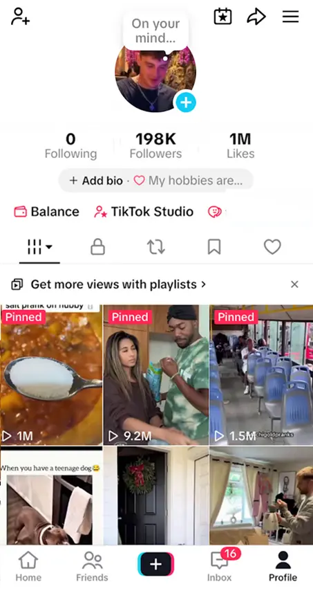 France Monetized Account/ 198K Real Followers+1M Real Likes/ Creator ...