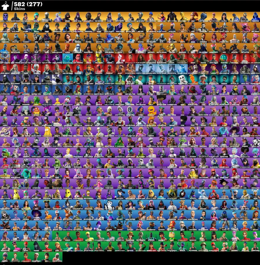 [PC] | 582 Skins | OG STW | OG Skull Trooper | Black Knight | Wonder ...