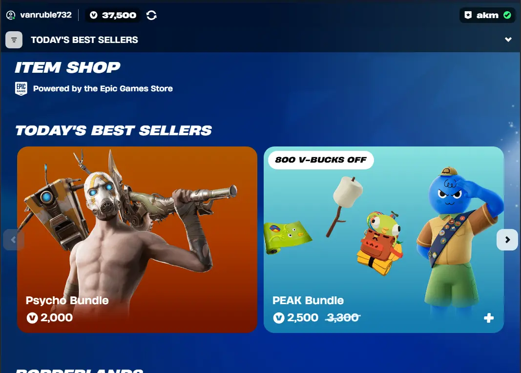 fortnite vbucks 37.5k - iGV