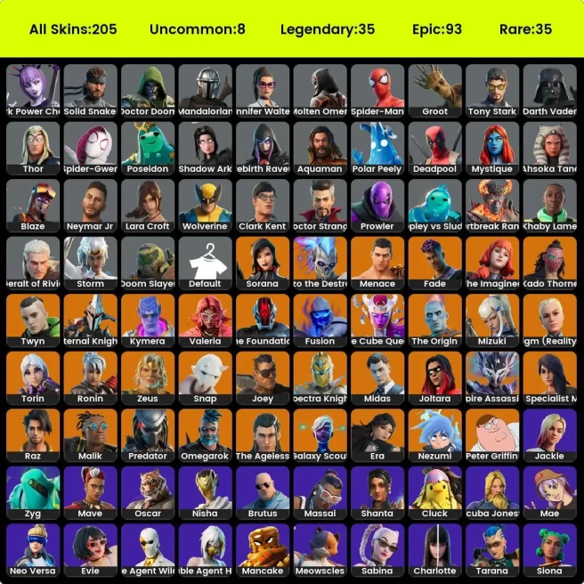 [PC/XBOX] 204 skins | Neo Versa | Gold Brutus | Gold Midas | Gold ...