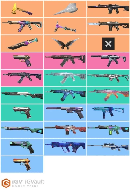 NA ~ 41,100 VP 28 skins . Relic Stone Daggers . Glitchpop Dagger ...