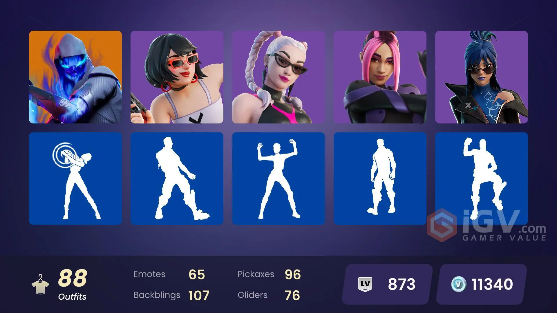 [XBOX/SWITCH/PC] 88 skins | OG STW | Cloud Striker | Blue Striker ...