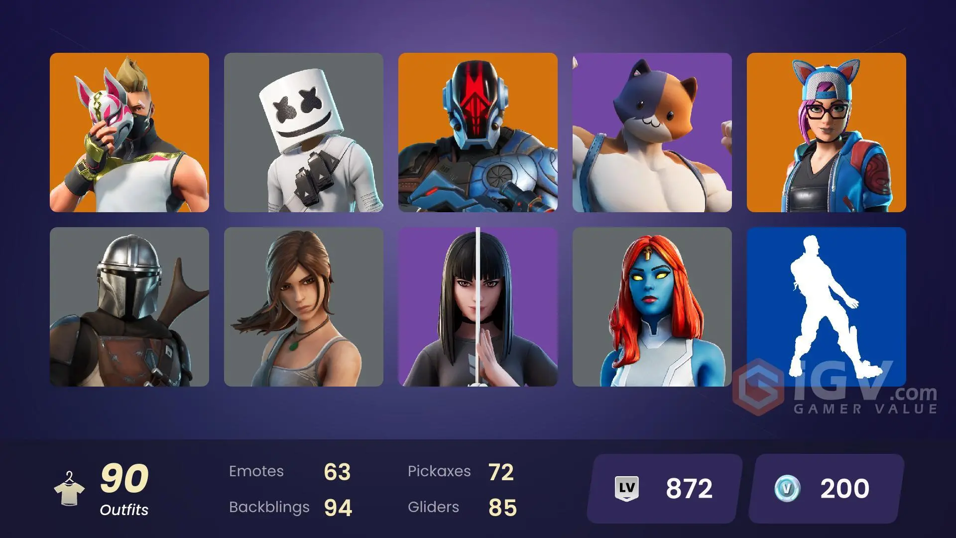 [PC/PSN/XBOX] 90 skins | OG STW | Catalyst | Gear Specialist Maya ...