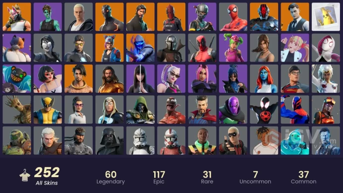 252 skins | OG STW | The Reaper | Elite Agent | Take The L | Gold ...