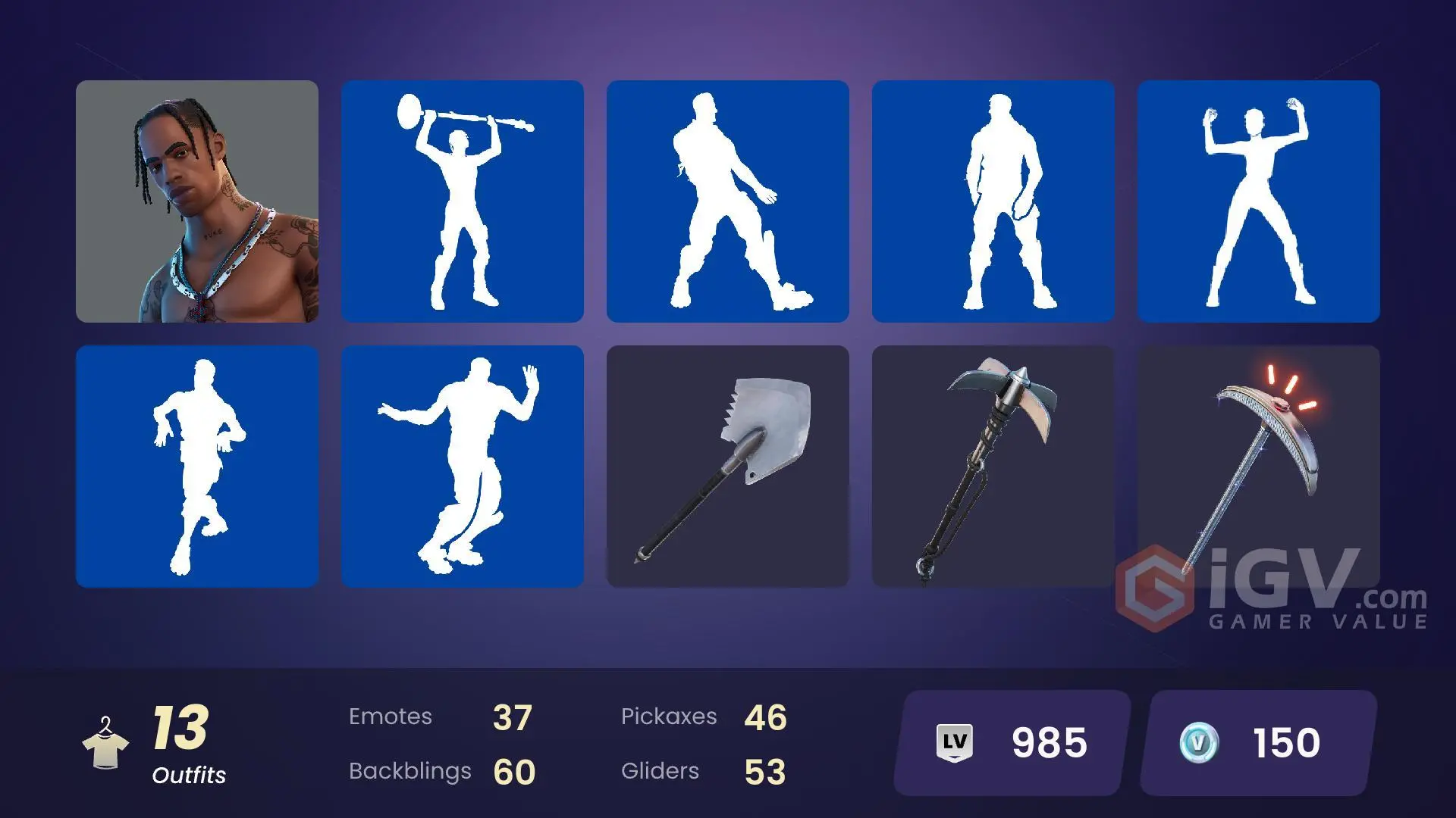 [PC] 13 skins | Travis Scott | Spectra Knight | Omegarok | Polar Peely ...