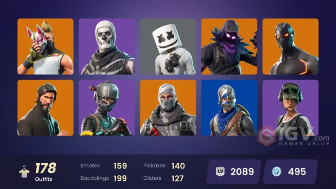 [PC/XBOX/NINTENDO] 178 skins | OG STW | The Reaper | Take The L | Rogue Agent | Elite Agent ...