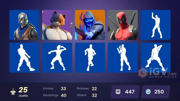 [PC/XBOX] 25 skins | Blue Squire | Juke | Katalina | Fade | Blackheart | Fusion | Gear ...