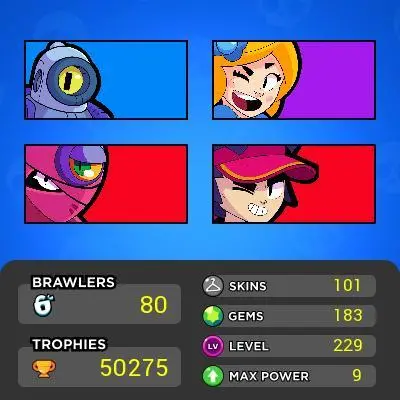 80 BS 48k TROPHIES 101 SKINS RANK 40 [60] RANK 35 [3] RANK 30 [2] RANK ...