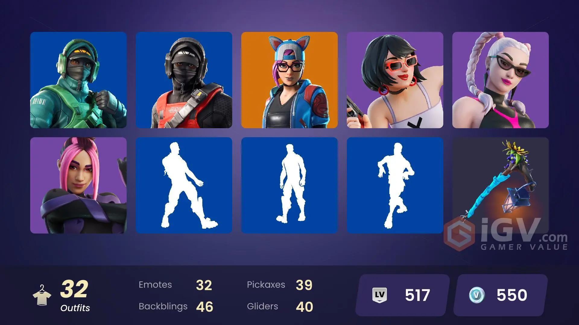 PC/PSN | 32 skins | Stealth Reflex(OG) | Blue Team Leader | Reflex ...