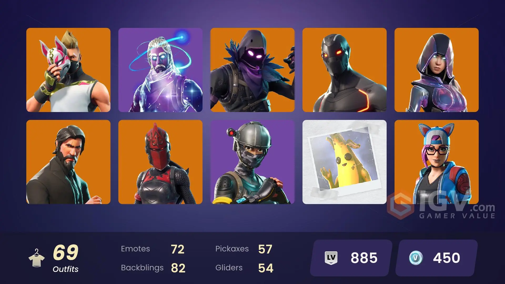 [PC] 69 skins | Galaxy | The Reaper | Glow | Elite Agent | Mako | Take ...