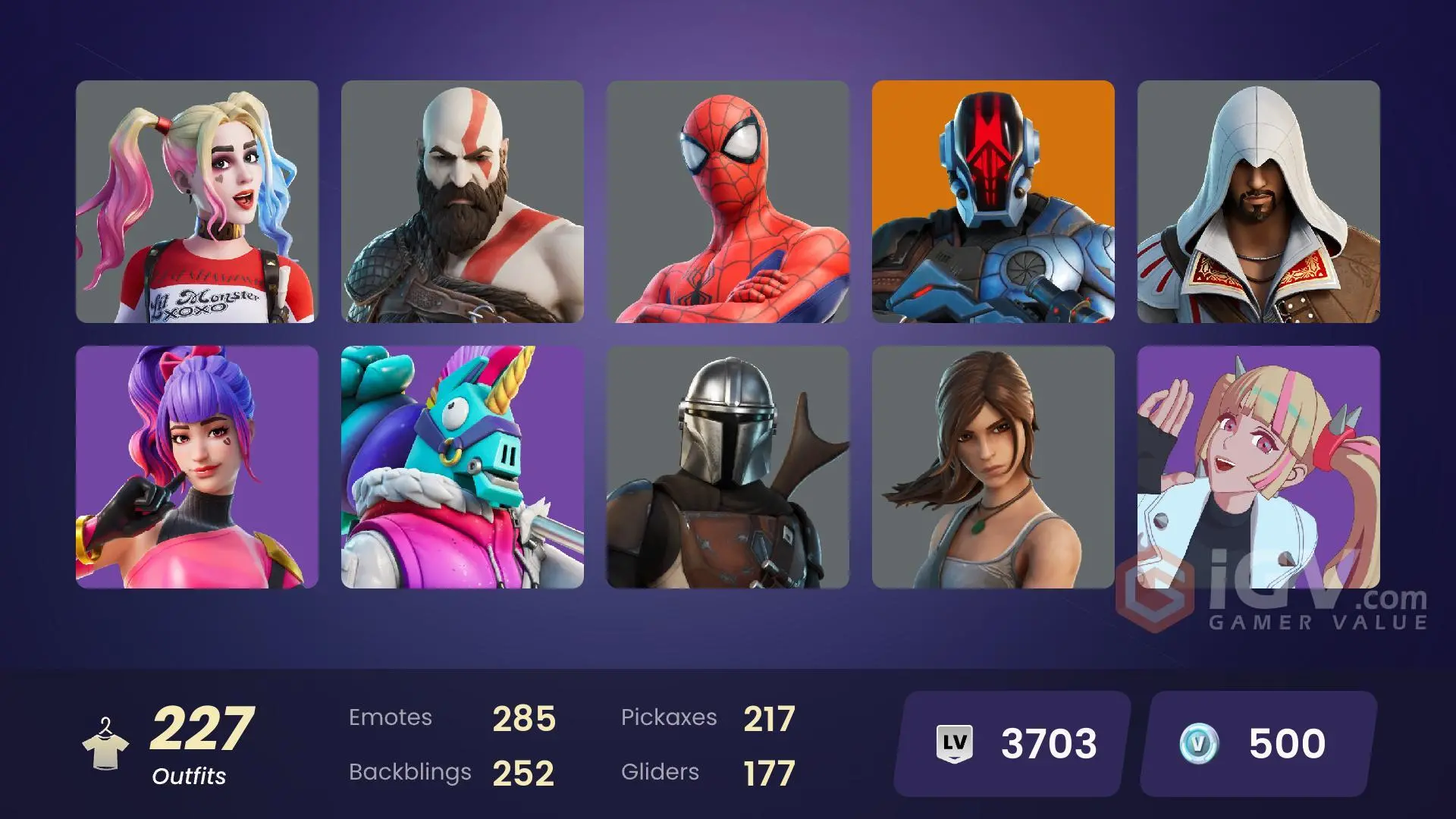 【PC-PSN-XBOX】 216 skins | OG STW | Master Chief (Matte Black) | Gold ...