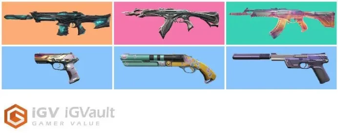 EU Full Access | Bronze 3 | 6 Skins Forsaken Vandal + Ruination Phantom ...