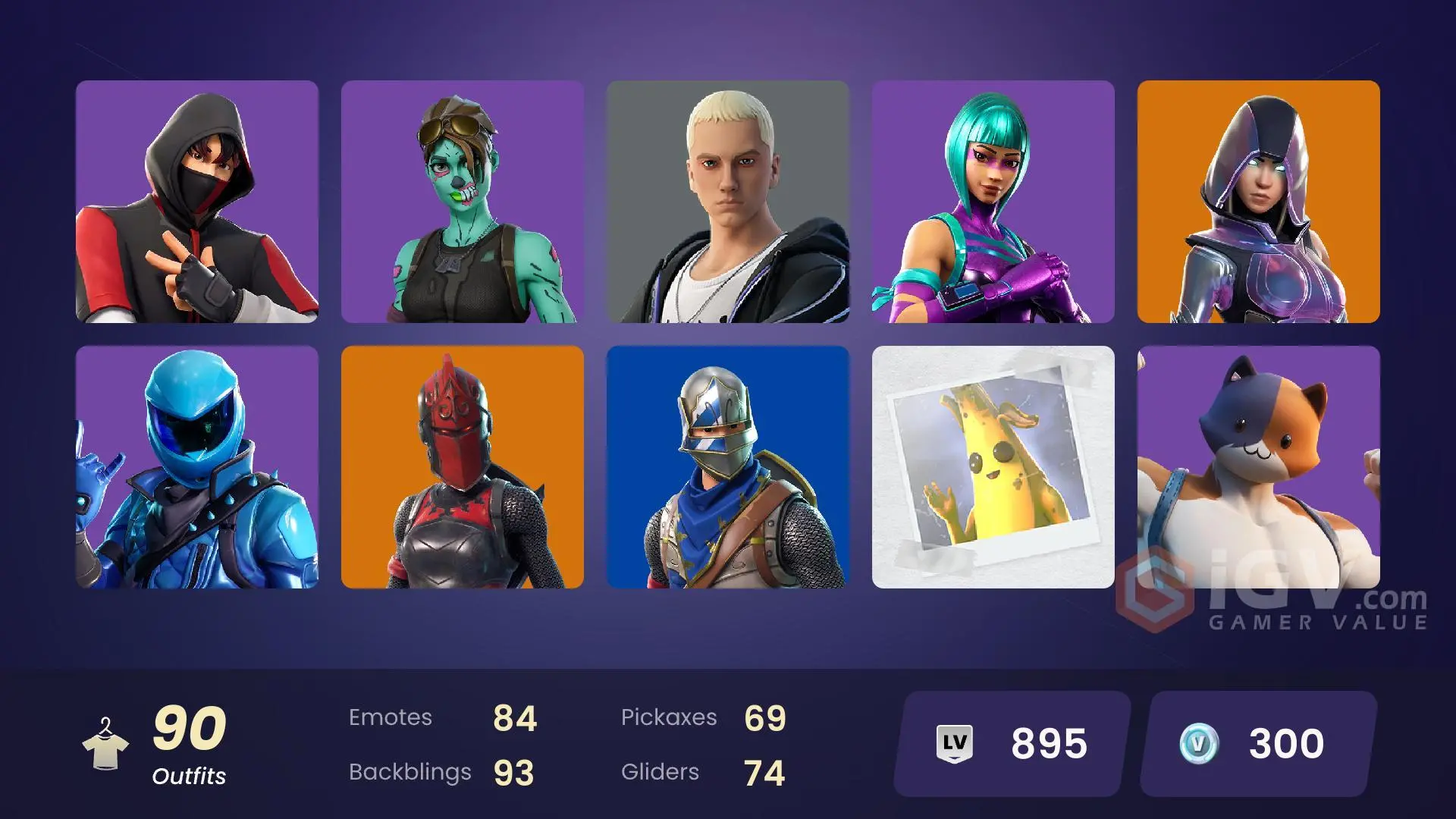 【PC-PSN-XBOX】88 skins | Wonder | IKONIK | Honor Guard | Glow | Neo ...