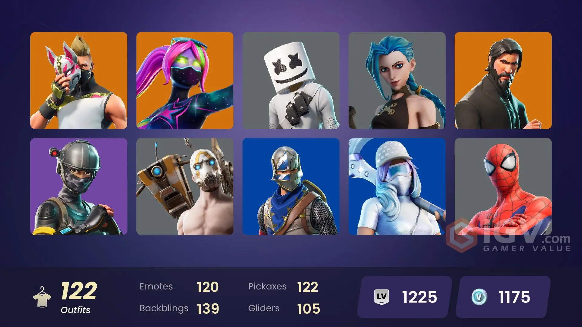 FA - [Xbox/PC/IOC] 122 skins | OG STW | The Reaper | Blue Squire ...