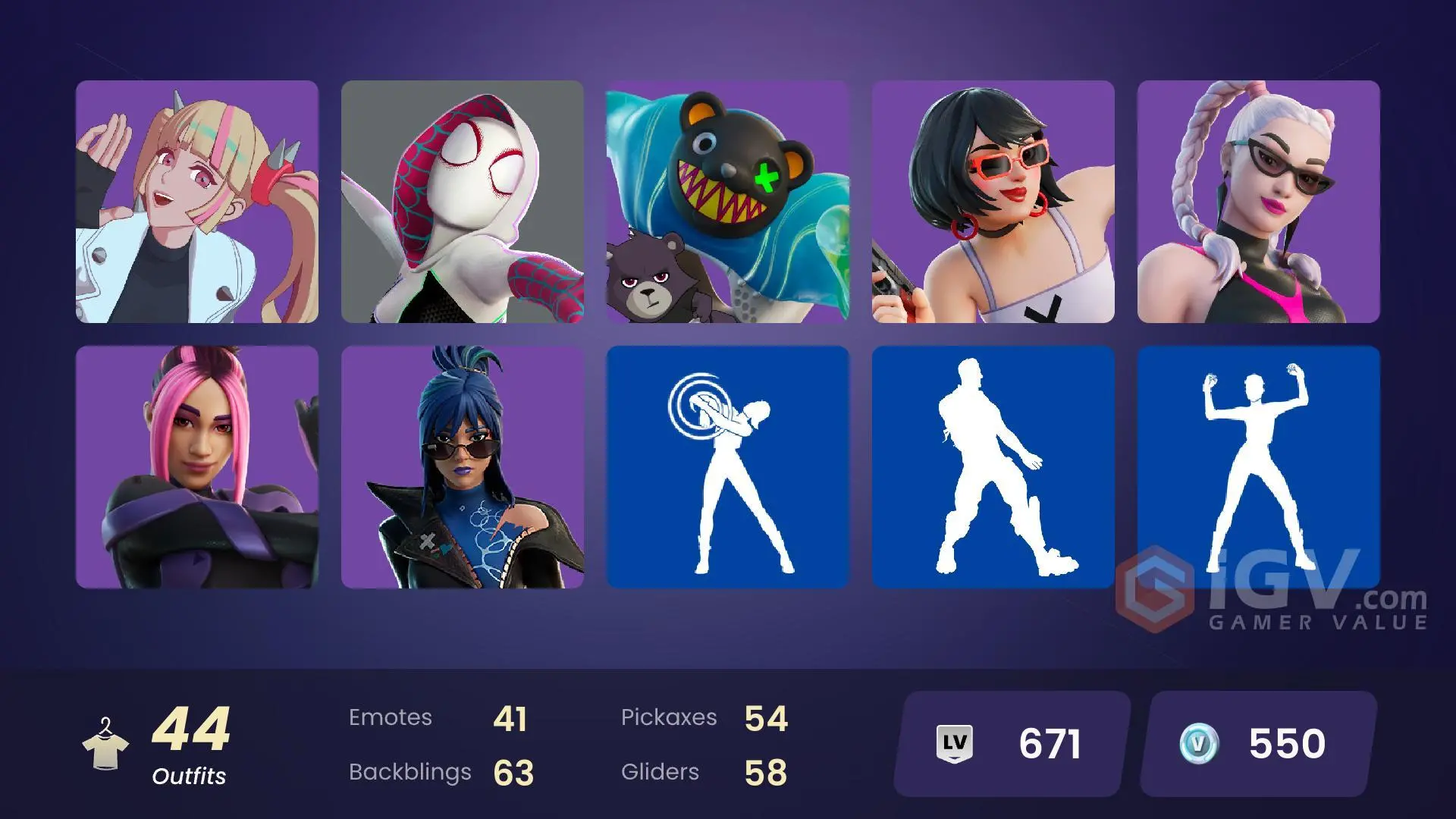 【PC-PSN-XBOX】 44 skins | Malik | Spectra Knight | Snap | Paradigm ...