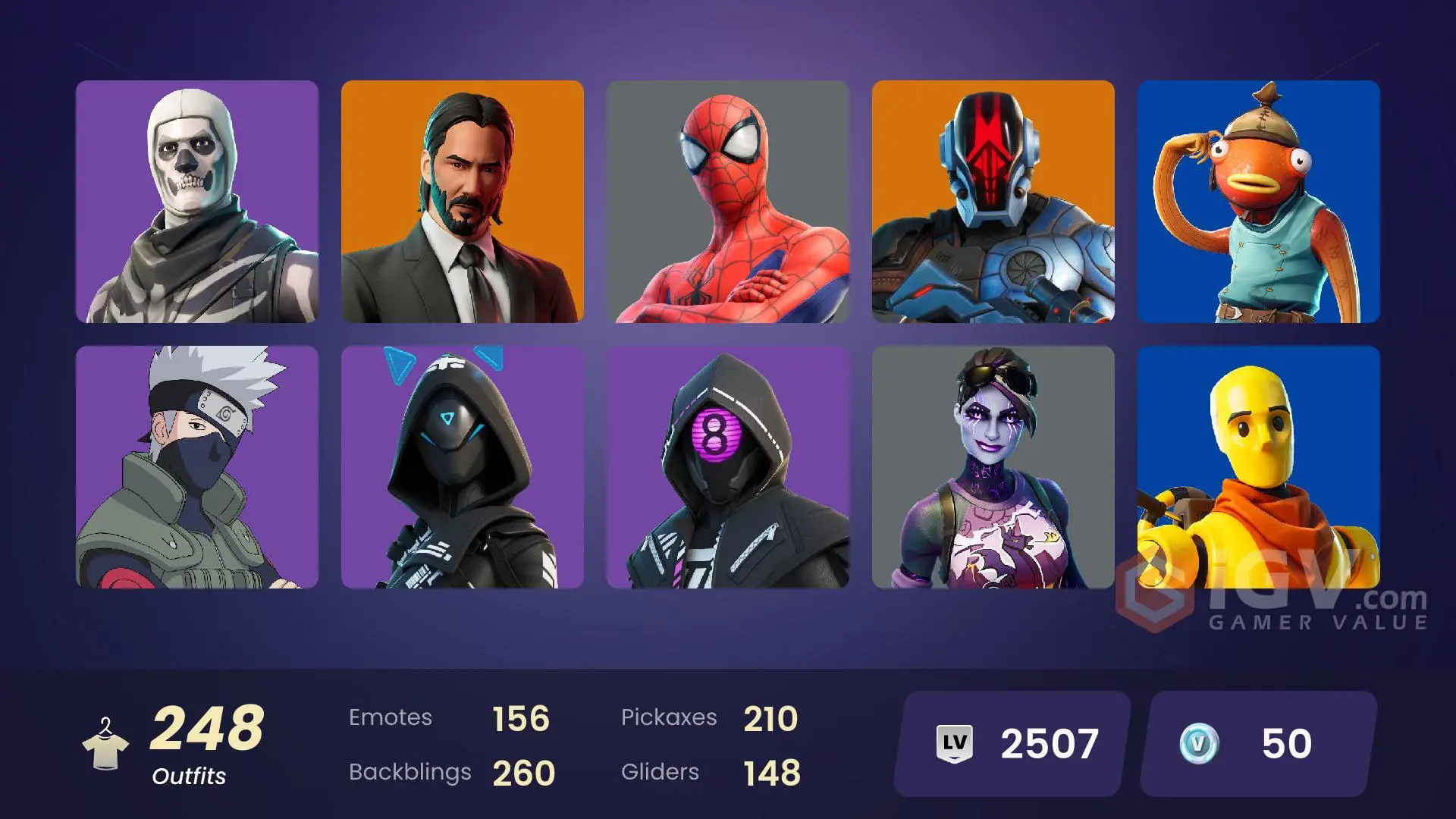 【PC-PSN-XBOX】 248 skins | John Wick | Game Knight | The Imagined ...