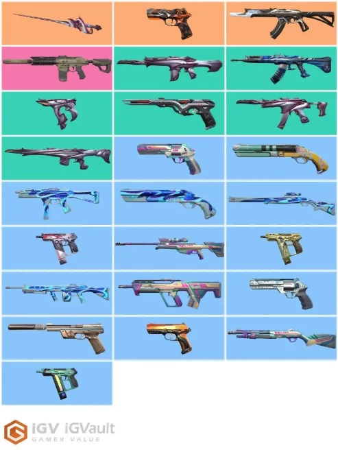 AP / 25 lux SKINS (Sentinels of Light Vandal+Recon Phantom+VCT) + 1 ...